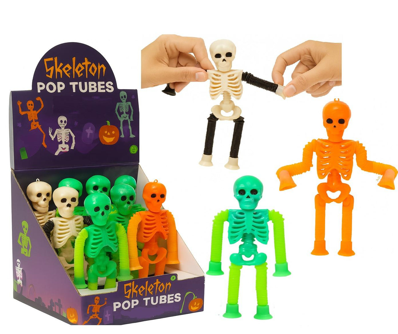 Skeleton Pop Tube – Winky's Whimsies, LLC